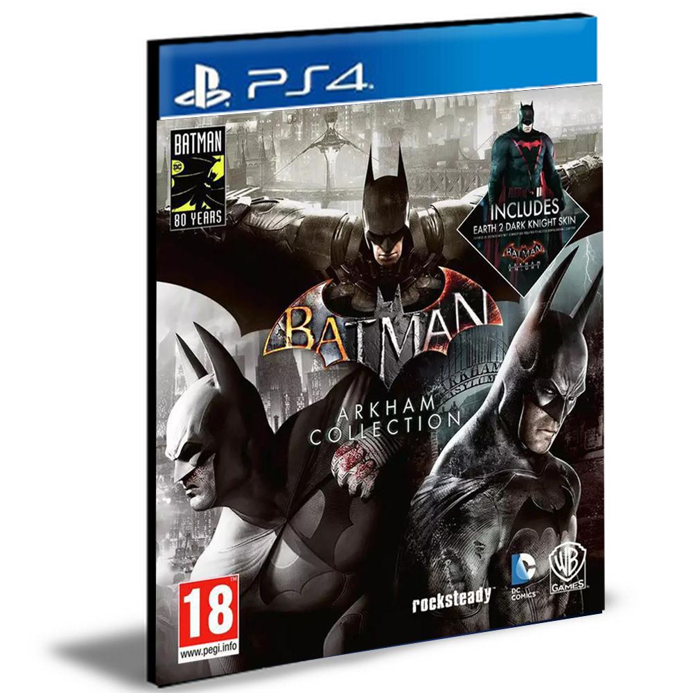 Batman: Arkham Collection Playstation 4 Mídia Digital - Mudishop