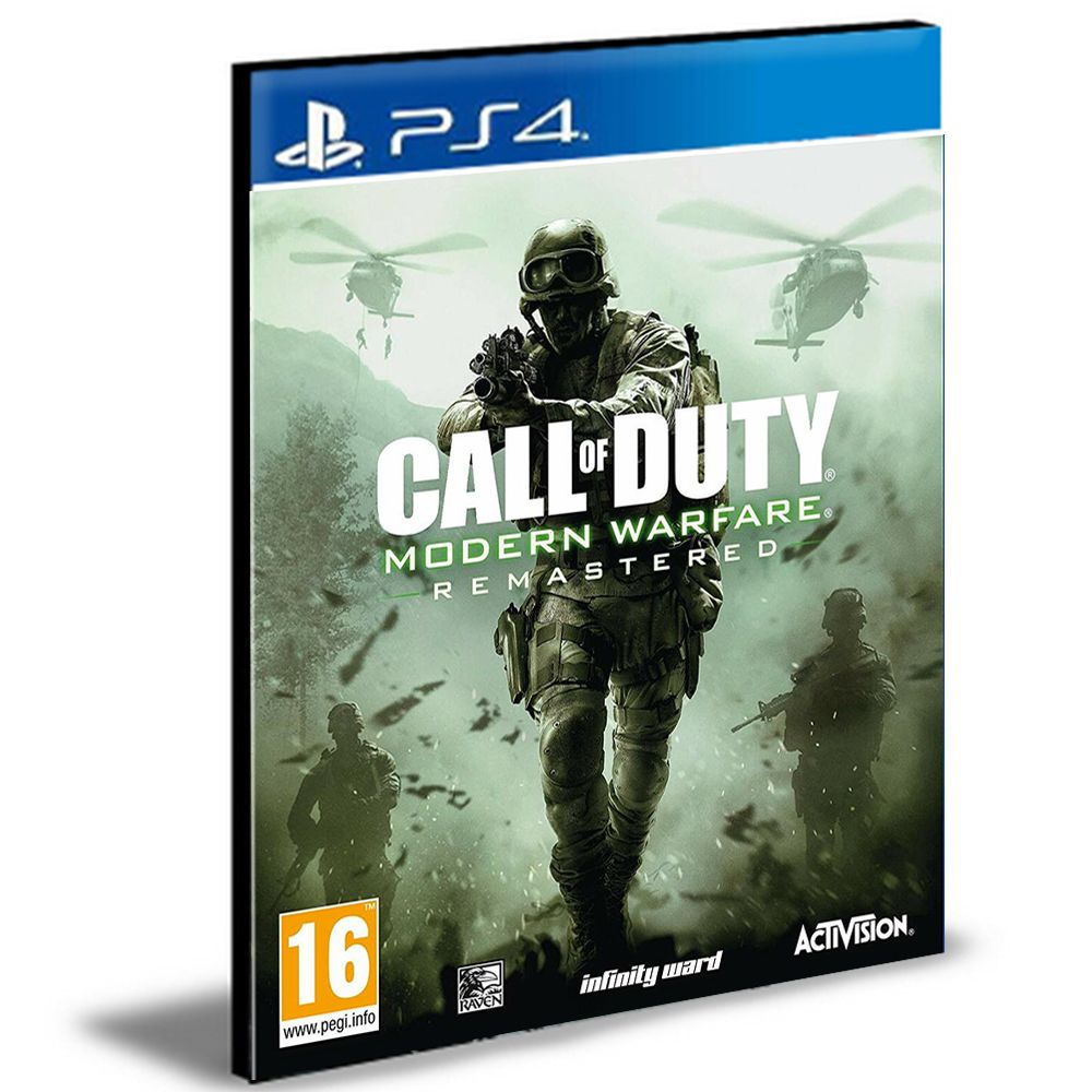 Call Of Duty Modern Warfare Remastered PS4 Mídia Digital - Mudishop