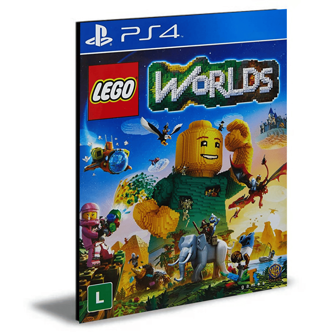 LEGO WORLDS PS4 PSN MÍDIA DIGITAL - Mudishop