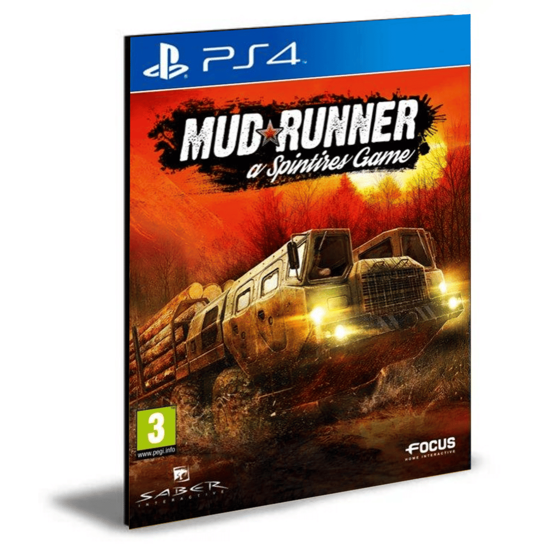 MudRunner PS4 PSN MÍDIA DIGITAL - Mudishop