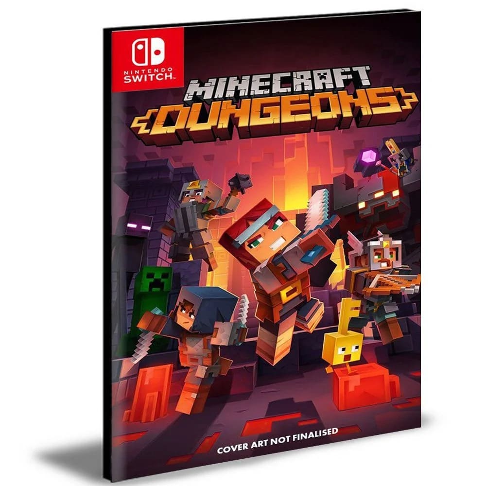 Minecraft Dungeons Nintendo Switch Mídia Digital - Mudishop