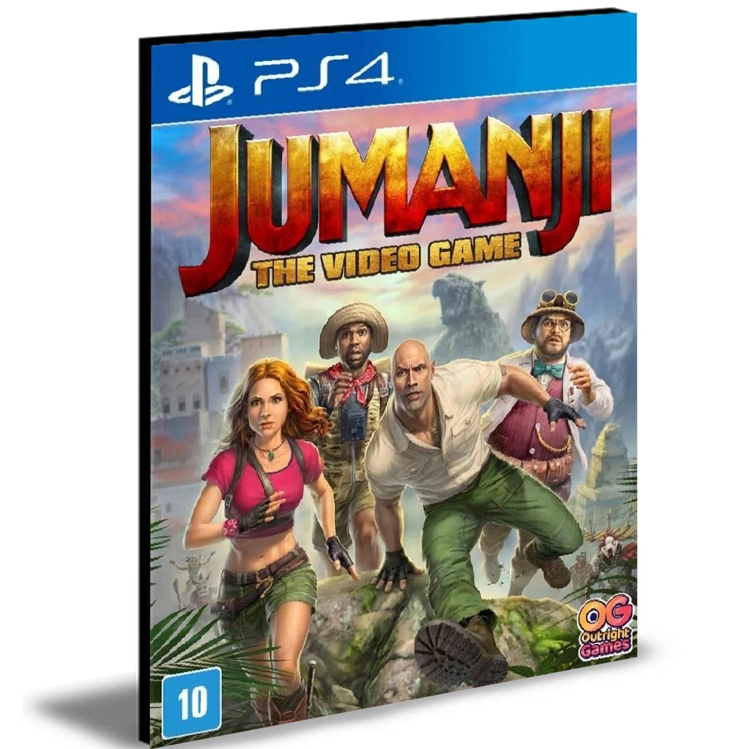 Jumanji O Videogame PS4 PSN Mídia Digital - Mudishop