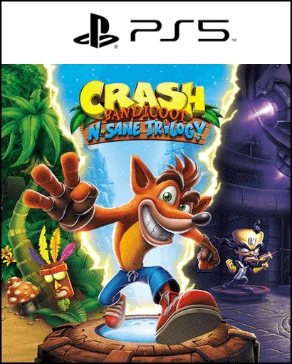 Crash Bandicoot N.Sane Trilogy PS5 - Mídia Digital - Mudishop